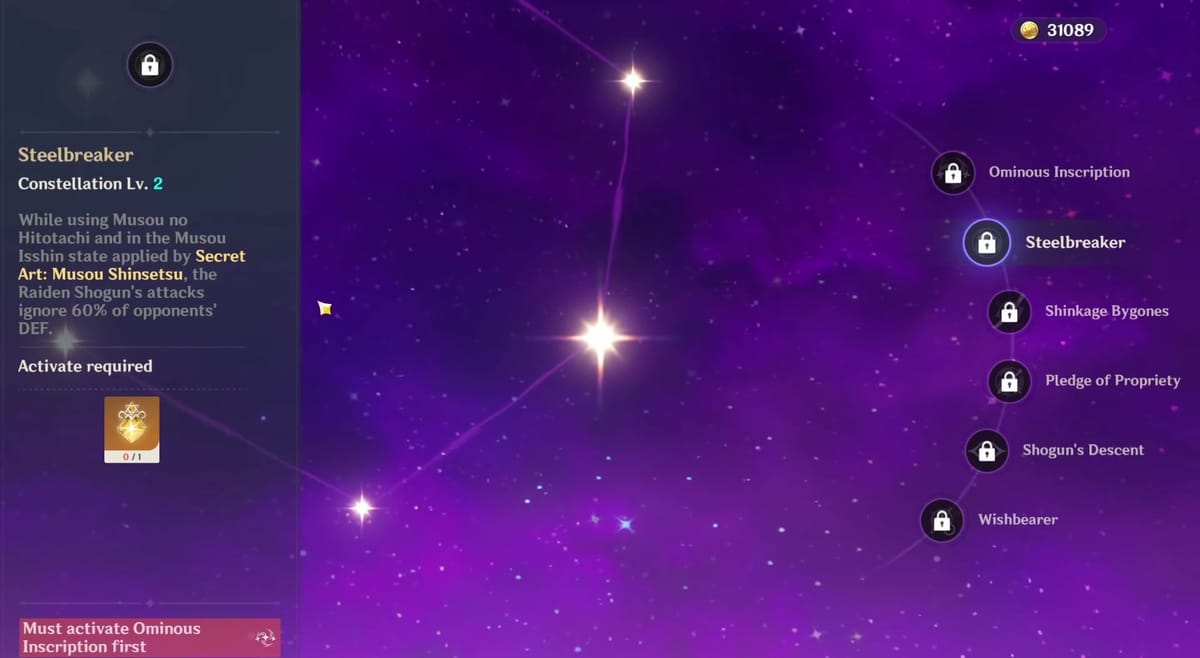 Is C2 Raiden Shogun constellation worth getting in Genshin Impact?