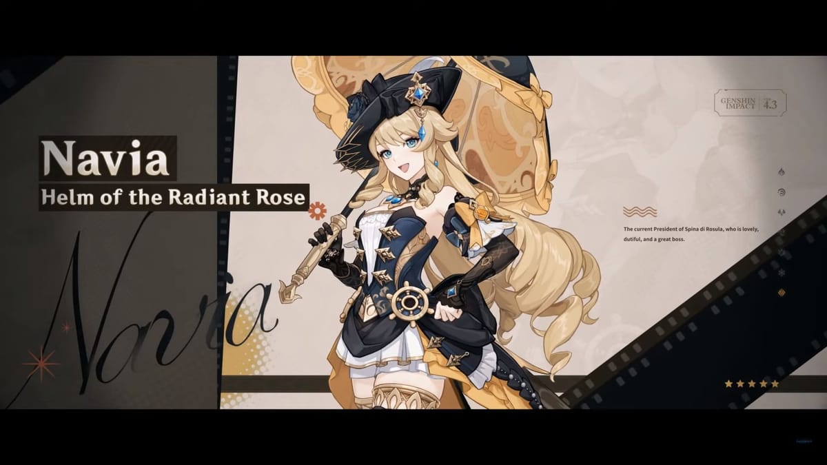 Genshin Impact 4.3 livestream summary: Navia, rerun banners, codes ...