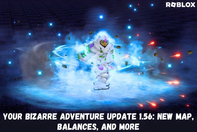 Roblox Your Bizarre Adventure Update 1.56: New map, balances, and more