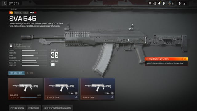 Best no-recoil SVA 545 loadout in Warzone Season 1