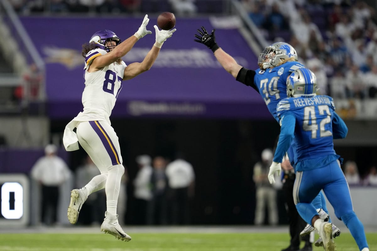 TJ Hockenson injury update: Latest on Vikings TE for Week 17 Fantasy ...