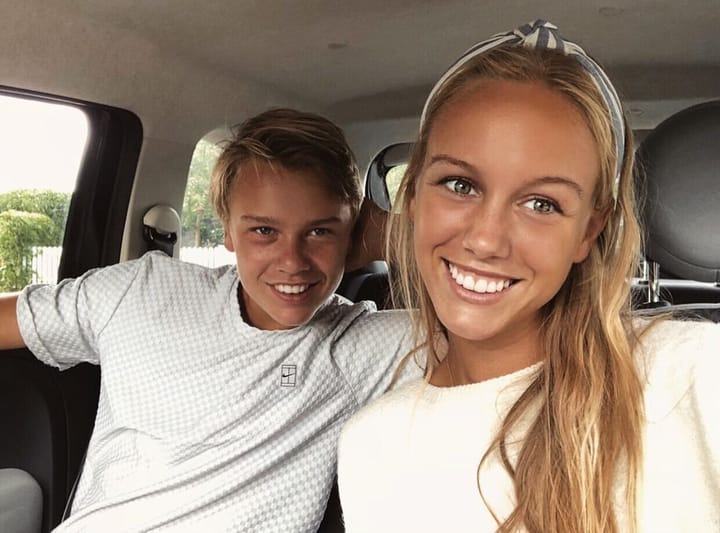 Who is Holger Rune's sister, Alma Nødskov Rune?