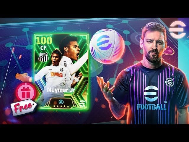 How to train Epic Neymar Jr Santos card in eFootball 2024 Mobile