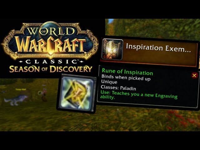 WoW Classic Season of Discovery: All known Paladin Runes and where to ...