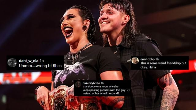 "Ummm….wrong bf Rhea"- Rhea Ripley's Christmas celeberation makes fans ...