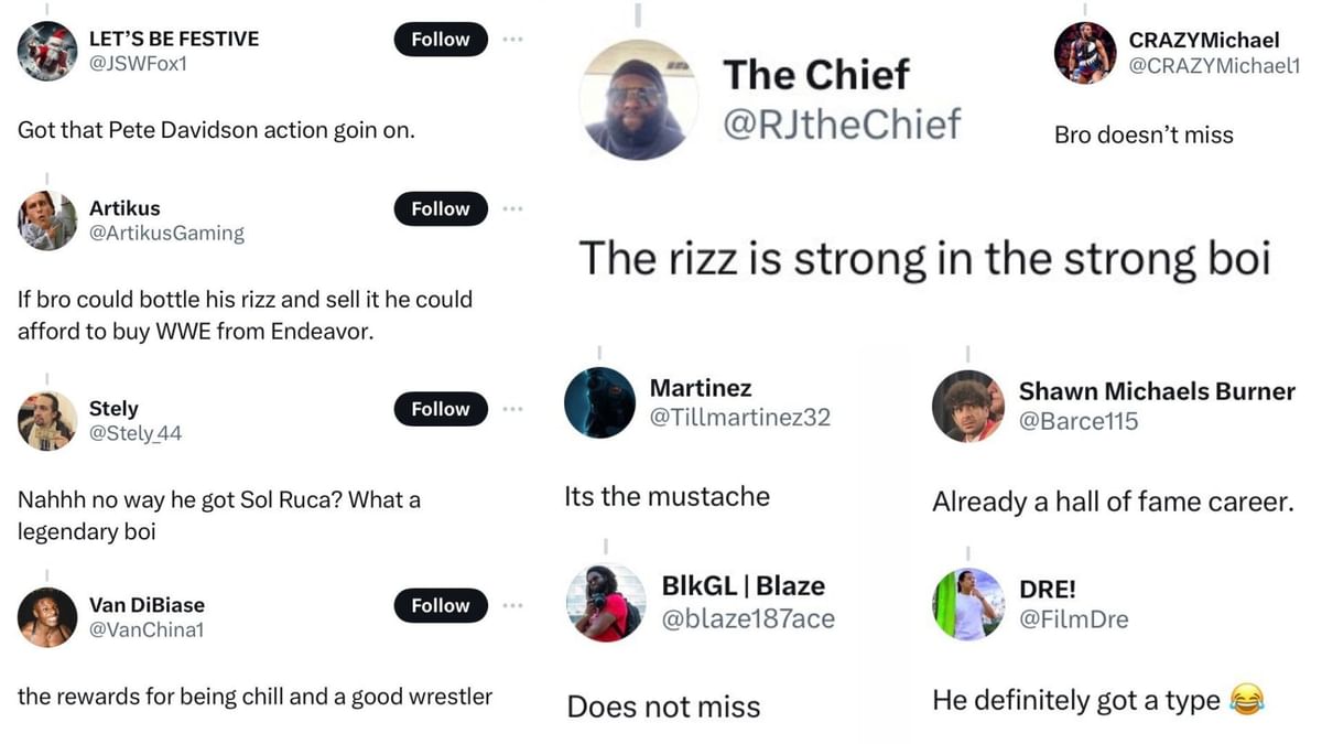 "The rizz is strong in the strong boi" - Fans can't help but praise NXT ...