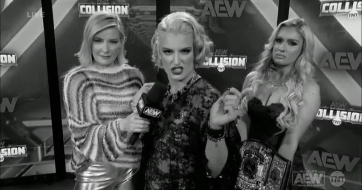 "At Worlds End, I’ll be facing one of two t*tless bland baldies" - Toni ...