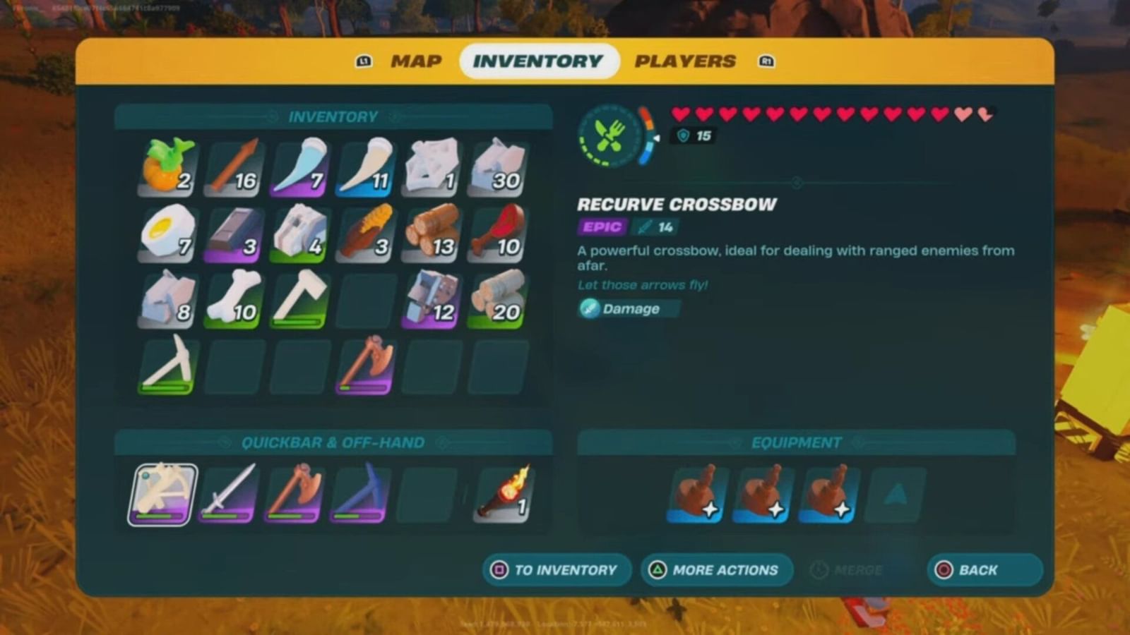 How to make and upgrade Recurve Crossbow in LEGO Fortnite: Easy steps ...