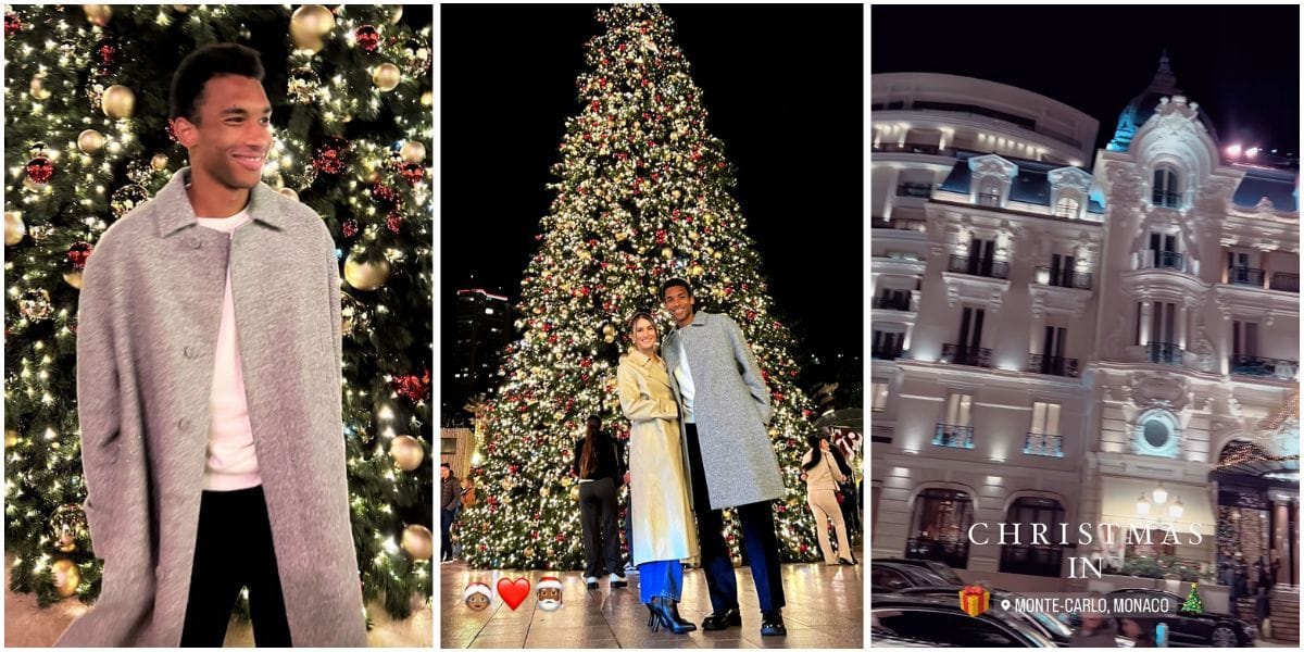 In pictures: Felix Auger-Aliassime and girlfriend Nina Ghaibi take in ...