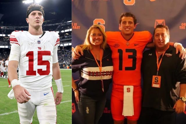 Who are Tommy DeVito's parents, Tom and Alexandra? All about Giants QB ...