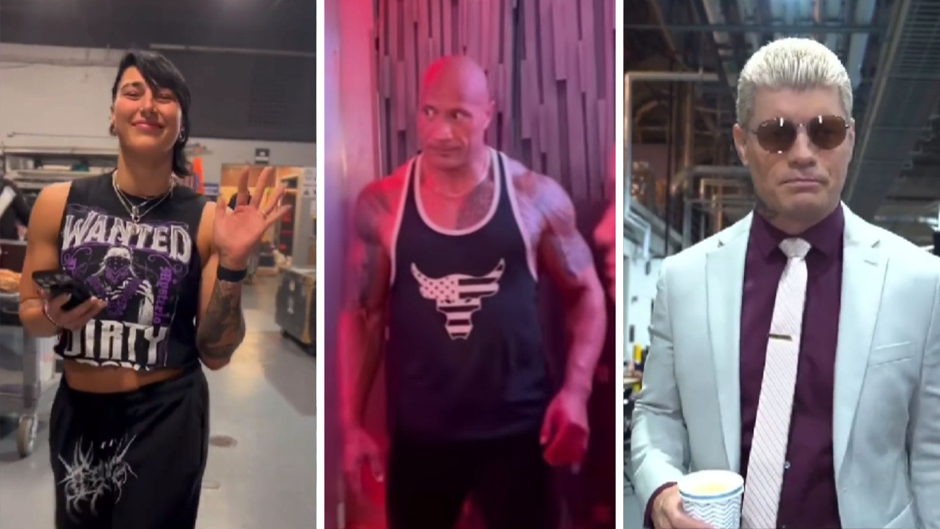 [WATCH] The Rock shares unseen backstage footage of WWE return ...