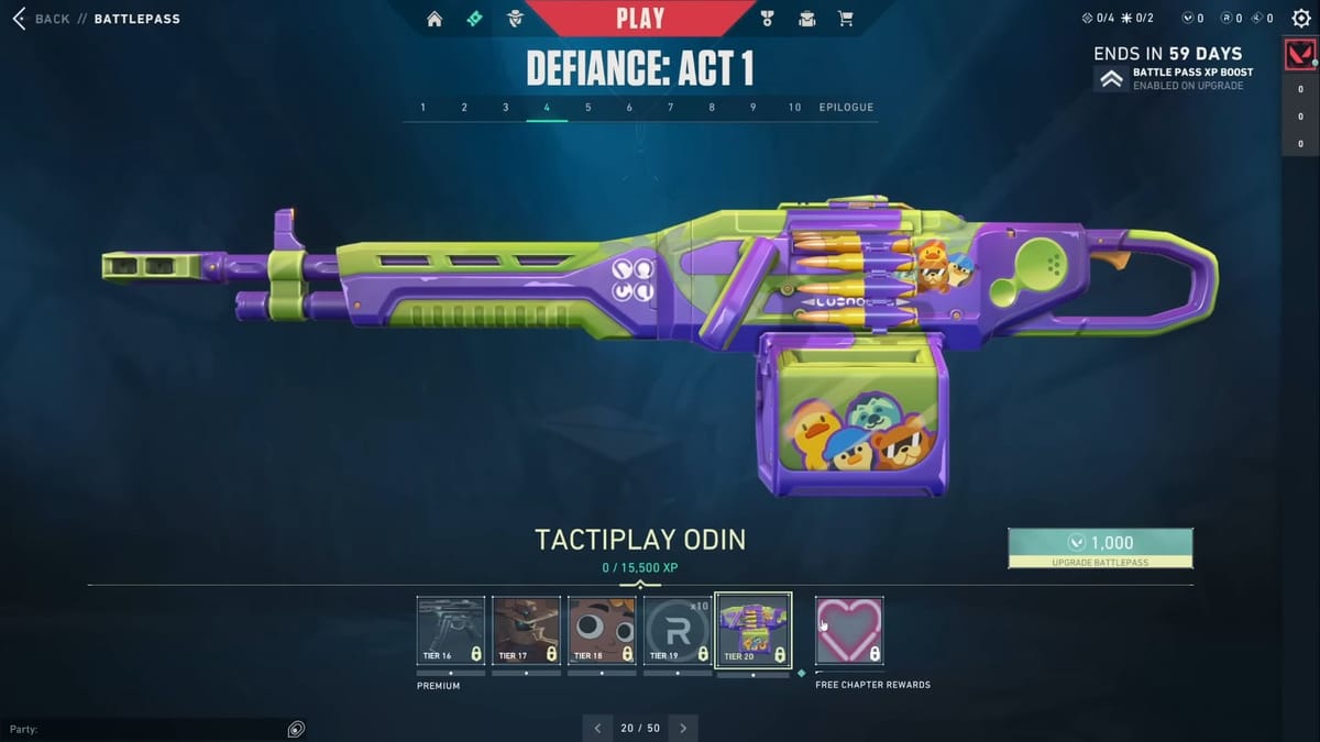 Valorant Tactiplay skin collection: Price, release date, variants, and more