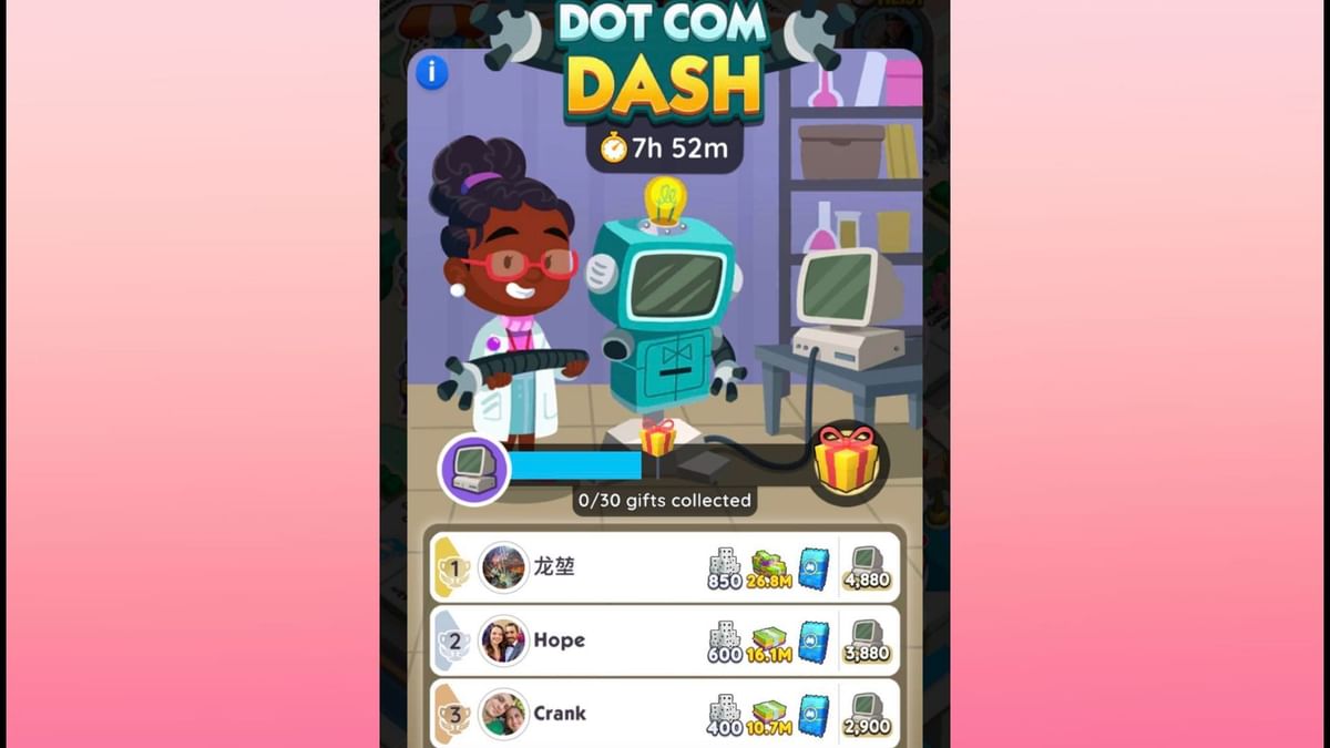 Monopoly Go Dot Com Dash tournament: All rewards, scoring system, and more