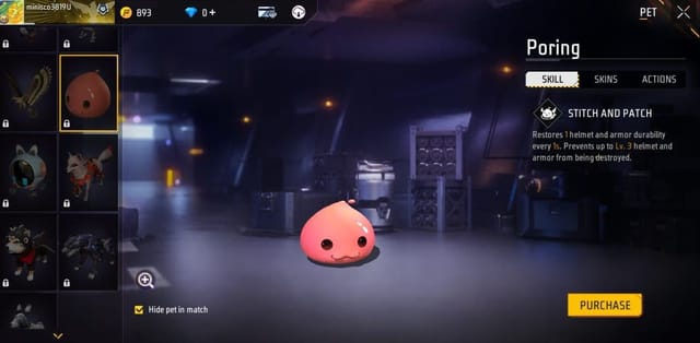 Pet: Free Fire MAX में Poring पेट: ताकत, कीमत और खरीदने की जानकारी पर ...