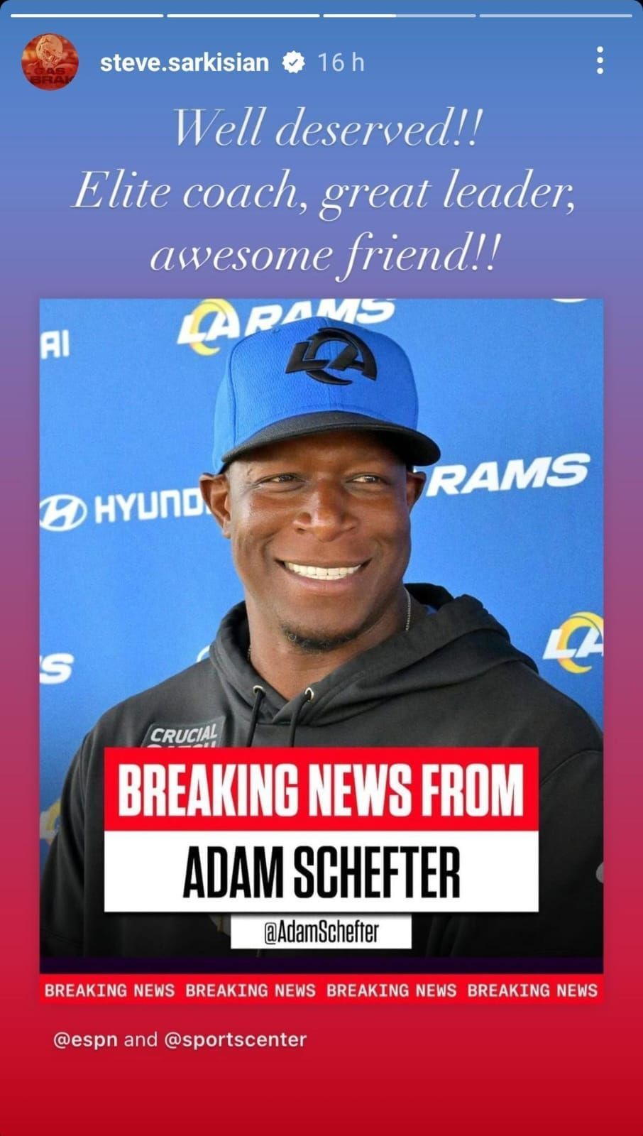 $5 million worth Steve Sarkisian heaps praise on new Falcons HC Raheem ...