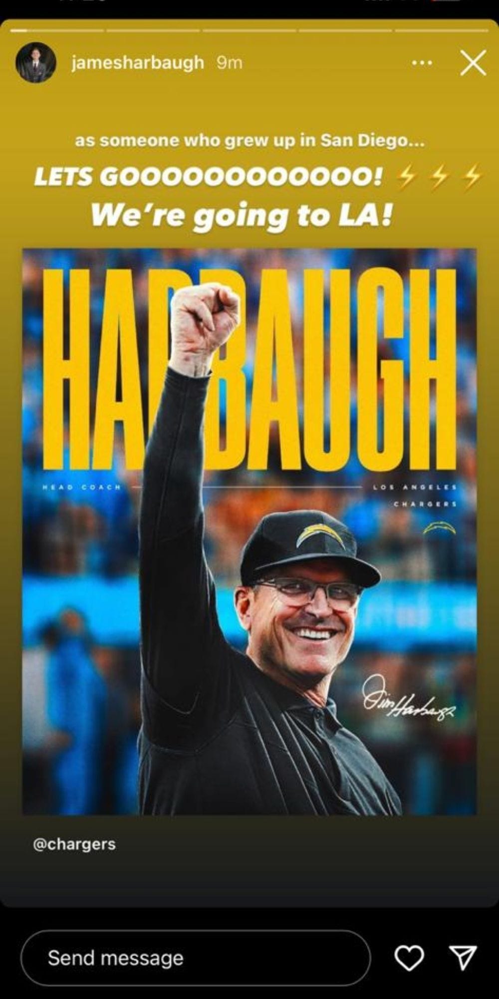 Jim Harbaugh's son James drops first reaction to dad leaving for ...