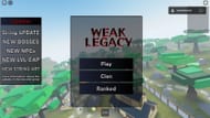 Weak Legacy codes