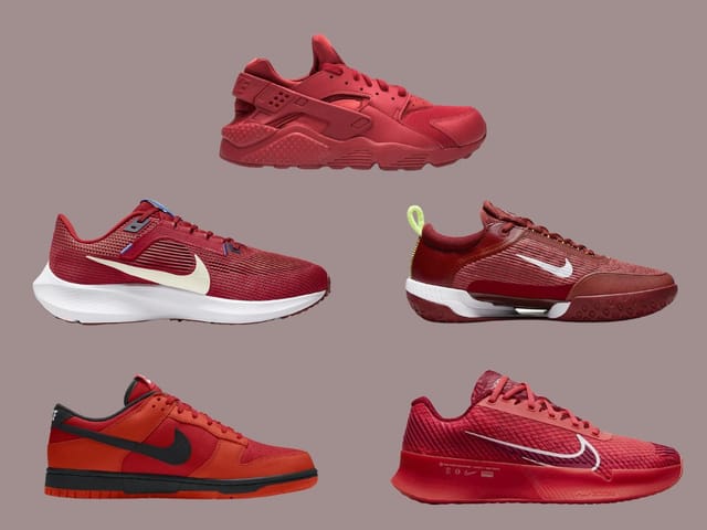 5 best Nike red sneakers for women