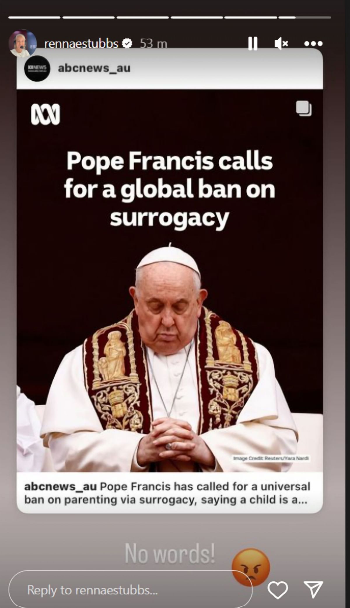 Serena Williams' former coach Rennae Stubbs expresses outrage at Pope ...