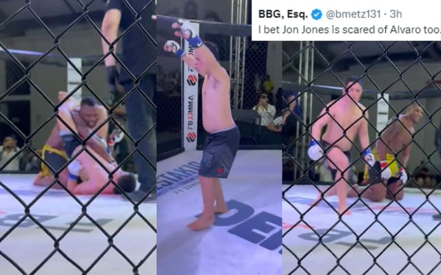 "I bet Jon Jones is scared” - Fans react to MMA fighter with Down ...