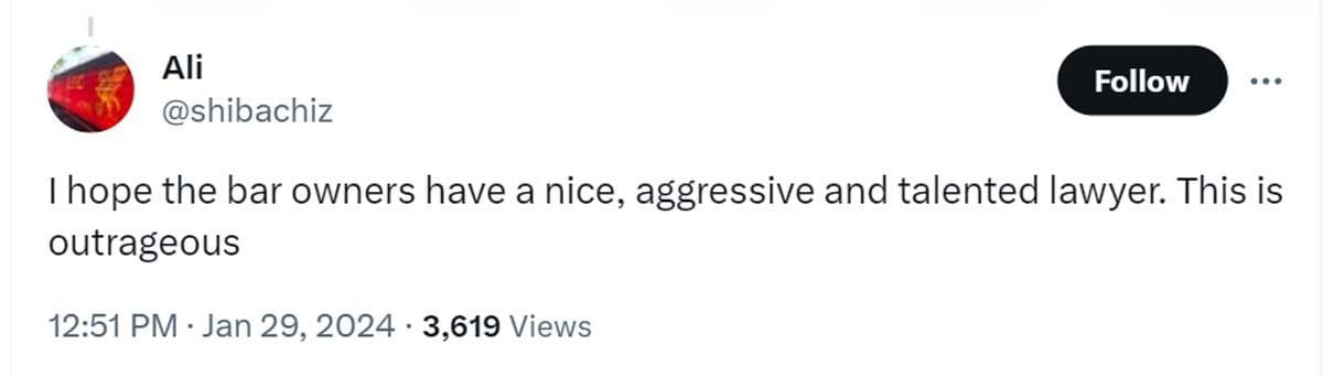 "This is outrageous": Internet slams St. Louis as Bar:PM owner is ...