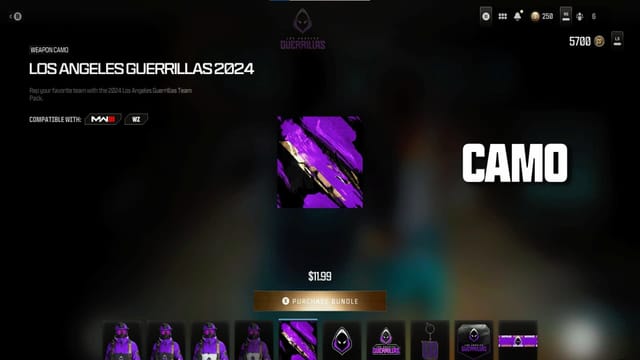 Los Angeles Guerrillas CDL team pack in Warzone and MW3: Price, what's ...