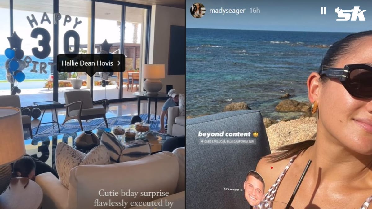 [Photos] Corey Seager's wife Madisyn throws surprise birthday bash for ...