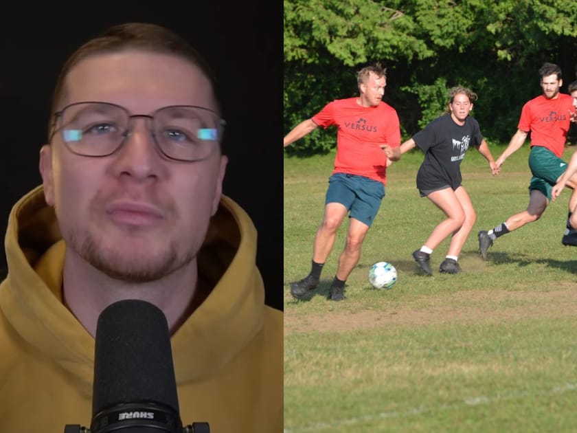 "Can we see you try?" - YouTuber Wade Plemons' take on soccer being ...