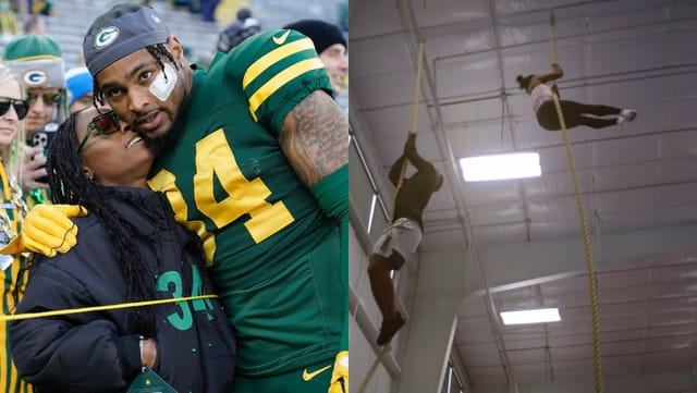 WATCH: When Simone Biles defeated then-boyfriend Jonathan Owens in rope ...