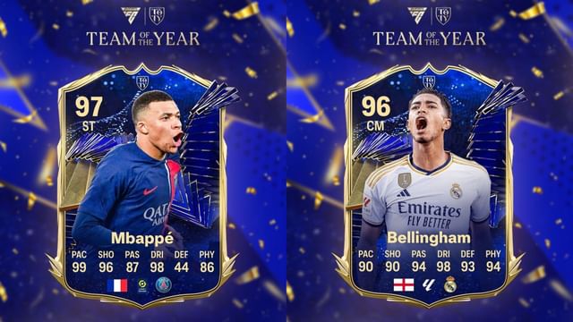 All EA FC 24 TOTY promo cards