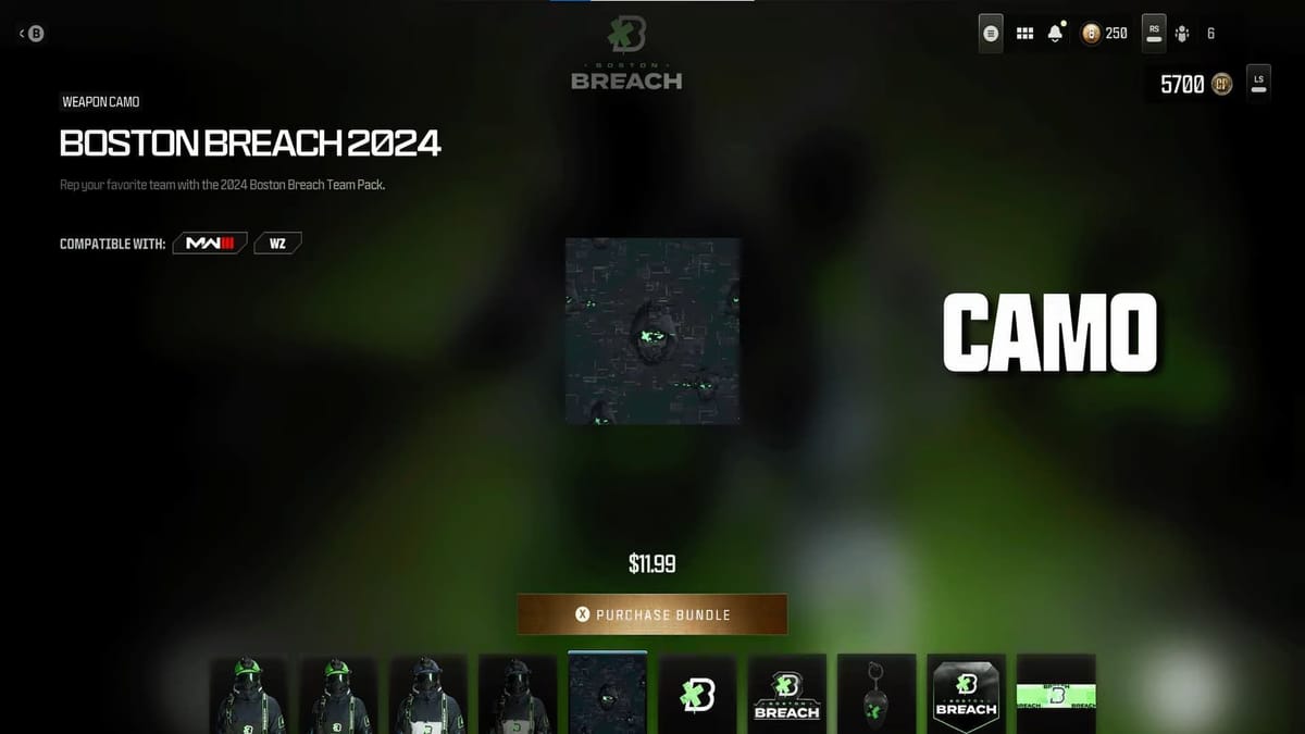 Boston Breach CDL team pack in Warzone and MW3: Price, what's included ...