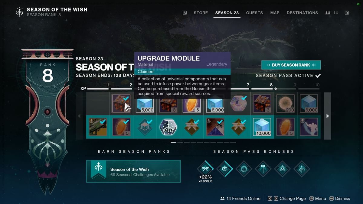 Upgrade Module: Destiny 2 Upgrade Module farm: Best methods, usage, and ...