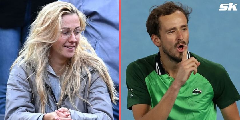 Daniil Medvedev's wife Daria reacts to Russian's crowd-silencing ...