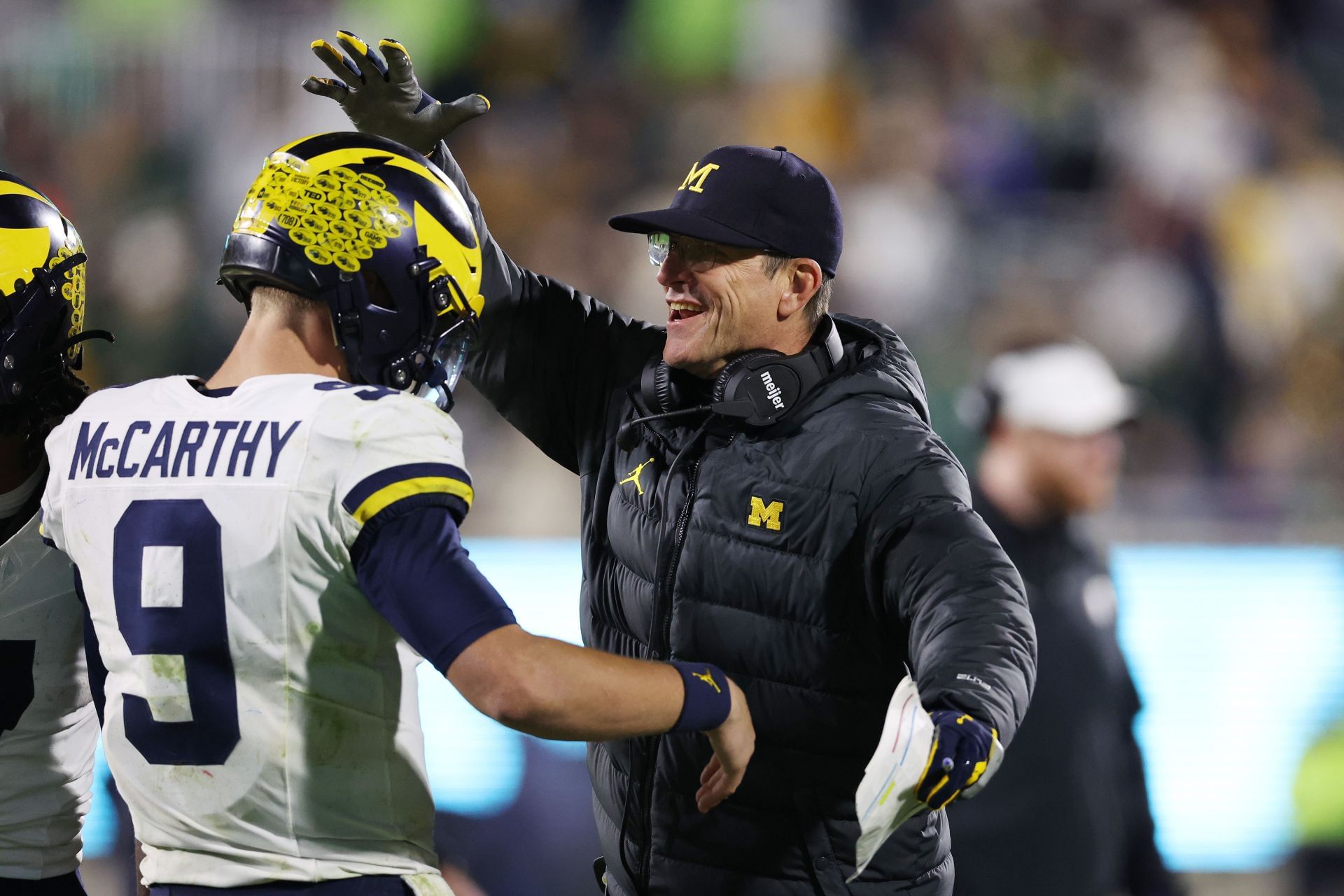"He's got the "it" factor in every way": Wolverines HC Jim Harbaugh heaps high praise for QB J.J ...