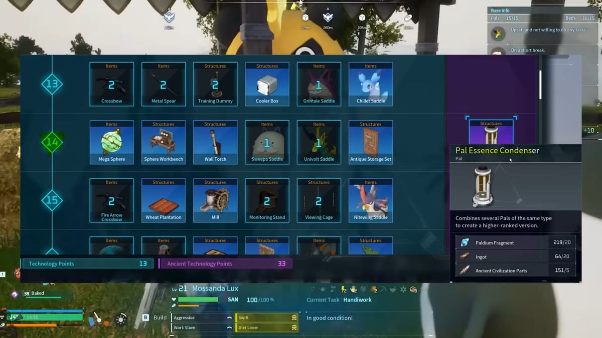 How to breed, infuse, and upgrade Pals in Palworld