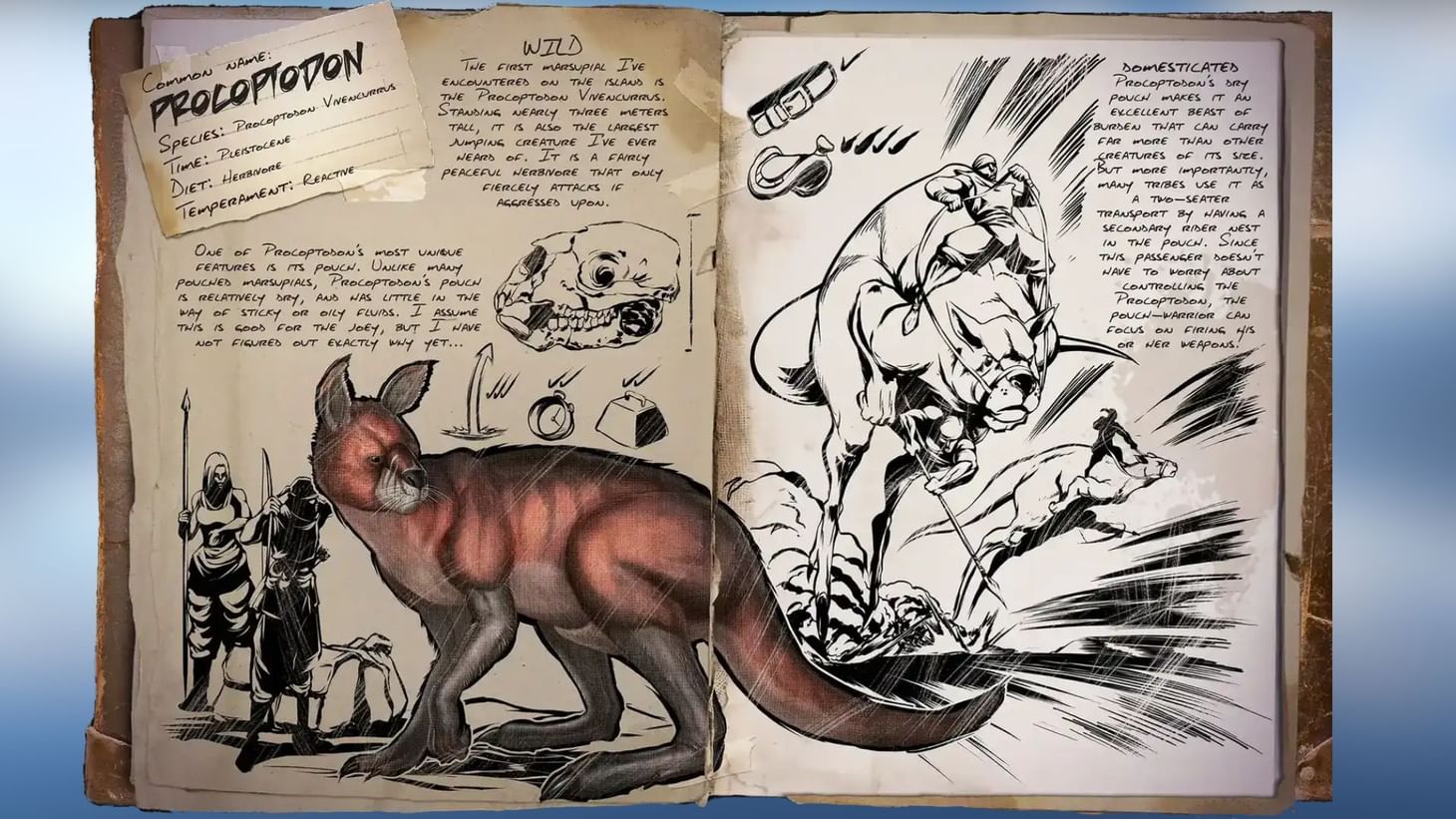 Ark Survival Ascended Procoptodon taming guide