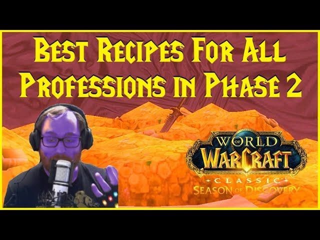 WoW Classic Season of Discovery Phase 2 Profession updates revealed so far