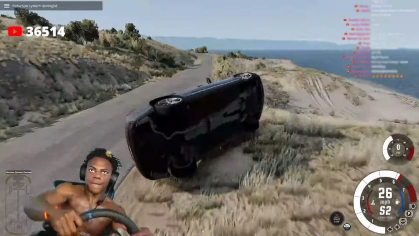 "Never let this man drive": Fans react as IShowSpeed jumps onto his ...