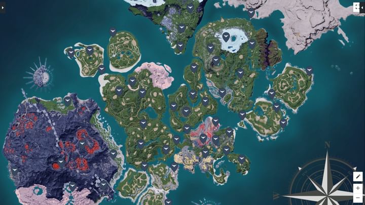 All Fast Travel Point locations in Palworld