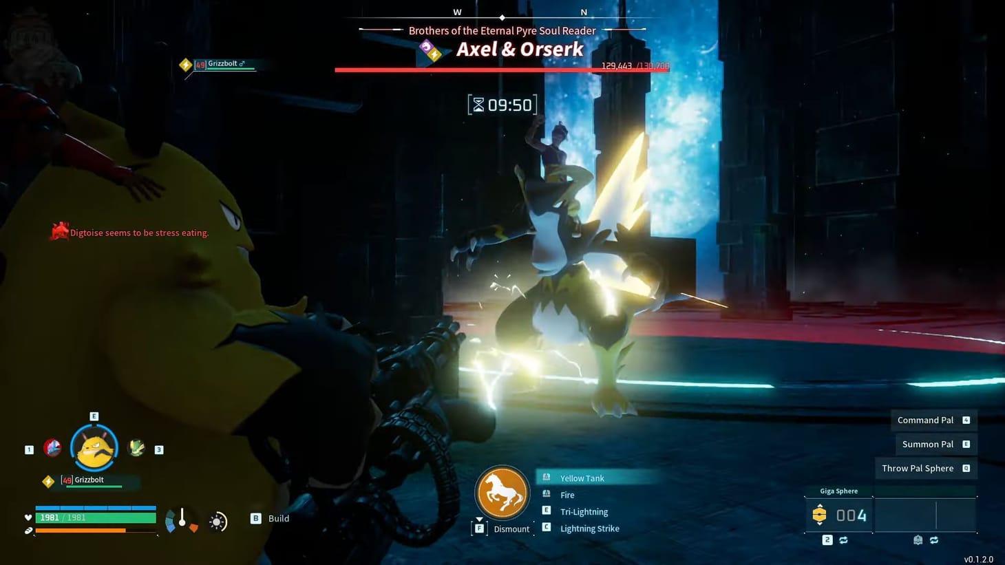 How to defeat Axel and Orserk in Palworld Eternal Pyre Tower