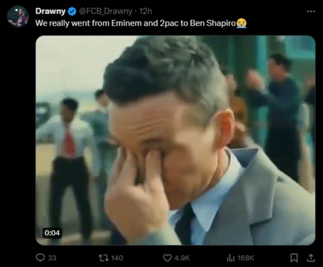 "Cringe level over 9000": Ben Shapiro rap video goes viral, sparks mass trolling online