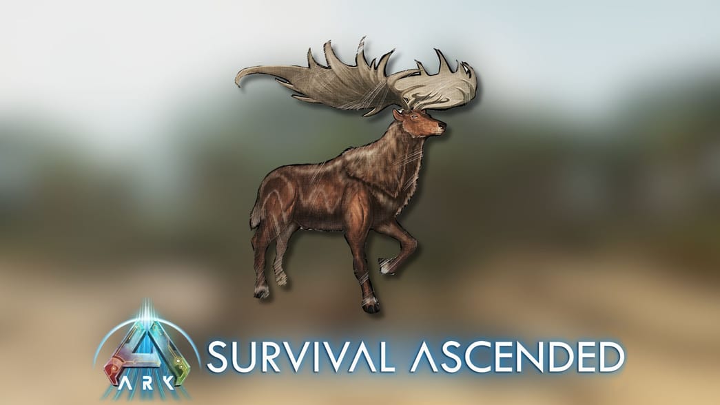 ARK Survival Ascended Megaloceros taming guide