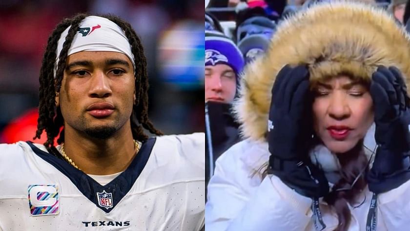 Watch C J Strouds Mom Kimberly Goes Viral Praying For Texans Qb During Divisional Round