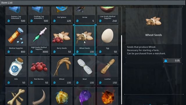 How to get Food in Palworld