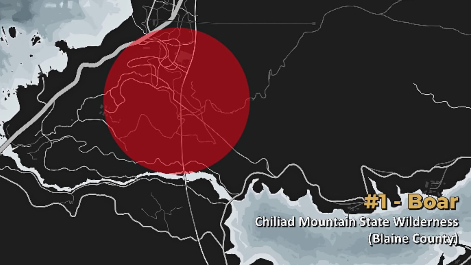 All GTA Online animal locations on the map