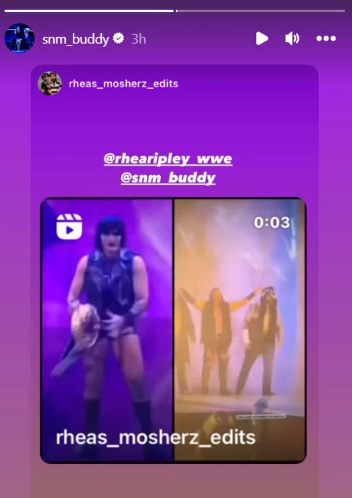 Rhea Ripley’s real-life partner replicating signature WWE move goes ...