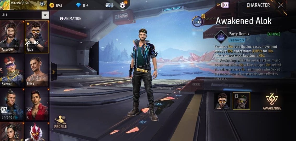 Character: Free Fire MAX में Awakened Alok कैरेक्टर: ताकत, कीमत और ...