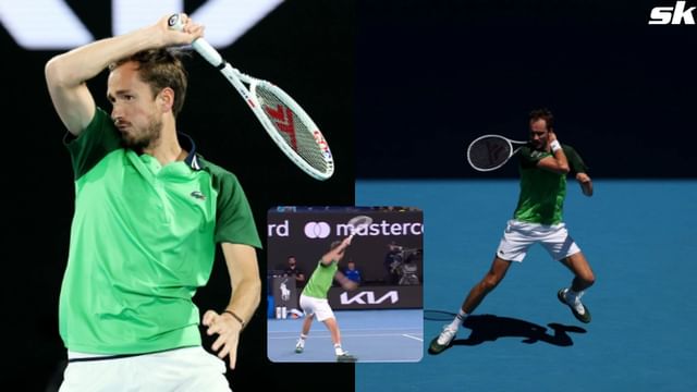 Watch: Daniil Medvedev throws his racket in frustration towards his ...