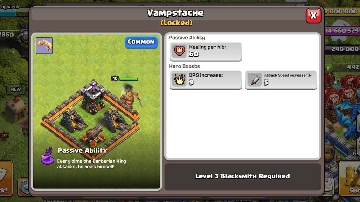 Clash of Clans guide: Which is the best equipment for Barbarian King?