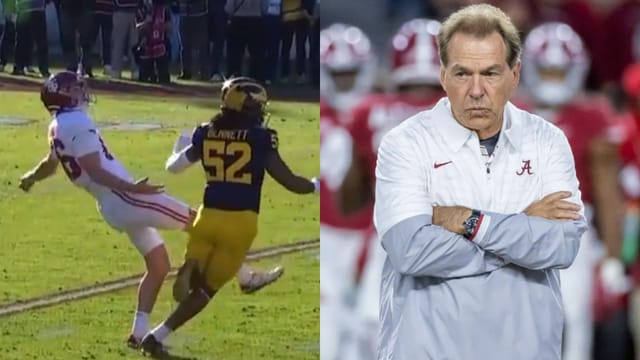 "Refs took a bullet for Michigan's foot": Controversial no-call on ...